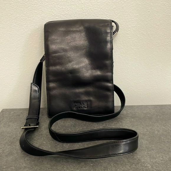 Pelle Studio | Bags | Vintage Pelle Studio Black Crossbody Bag | Poshmark